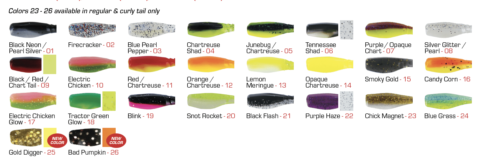 Crappie Jig Color Chart | atelier-yuwa.ciao.jp